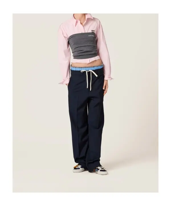 Miu Miu Straight-leg Tailored Trousers
