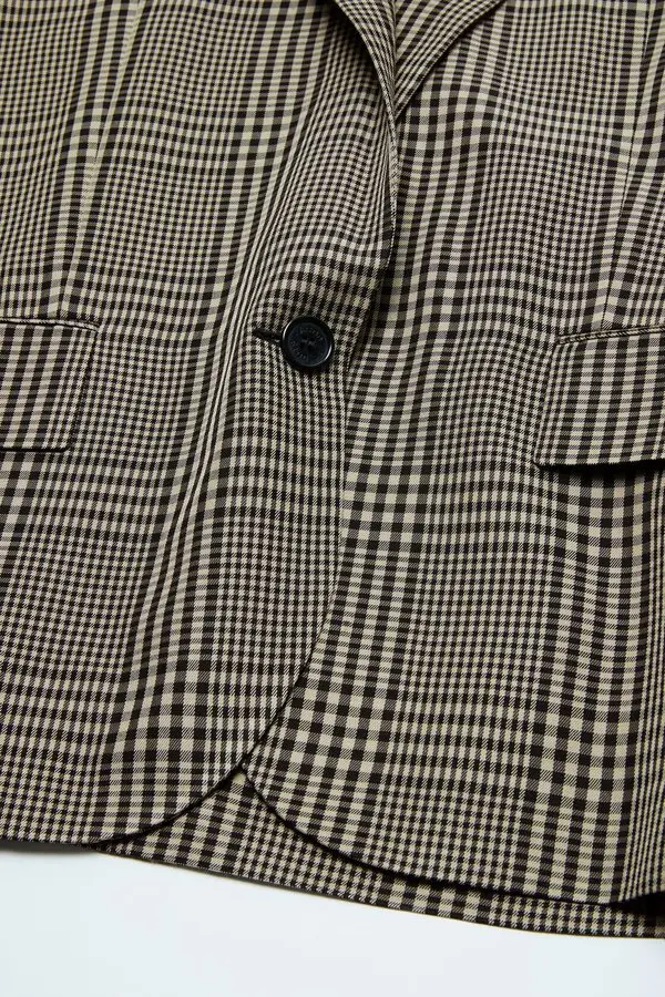 Acne Studios Single-breasted Regular Fit Jacket With Classic Collar