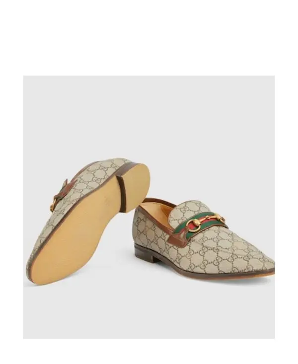 Gucci Horsebit Loafers - Nude