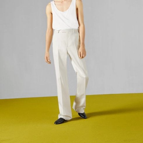 Gucci Logo Patch Tailored Trousers