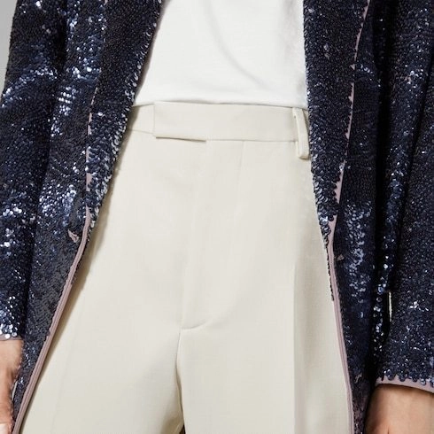 Gucci Logo Patch Tailored Trousers