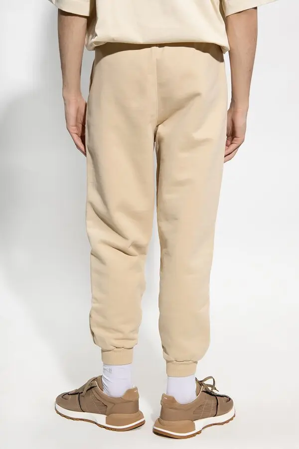 AMI Paris De Coeur Track Pants - Nude
