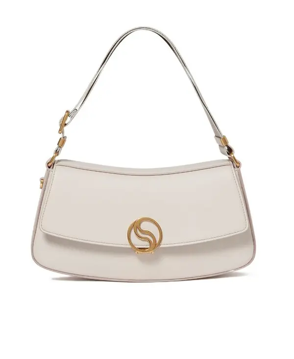 Stella McCartney S-wave Shoulder Bag - White