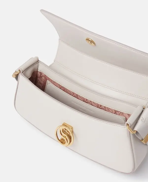 Stella McCartney S-wave Shoulder Bag - White
