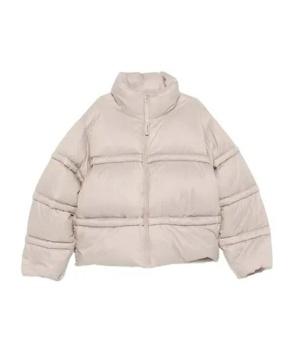 Axel Arigato Puffer Jacket With Stand Collar - Brown