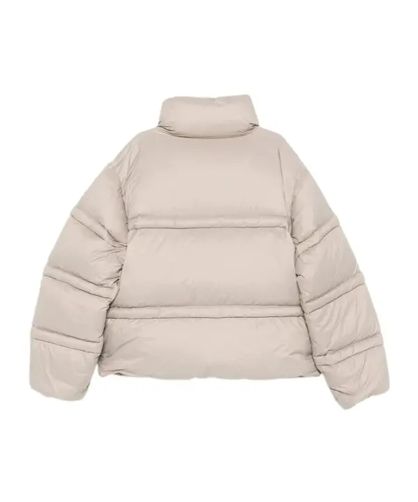 Axel Arigato Puffer Jacket With Stand Collar - Brown