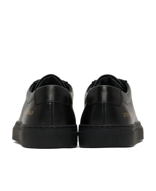 COMMON PROJECTS Logo Low-top Sneakers - Black
