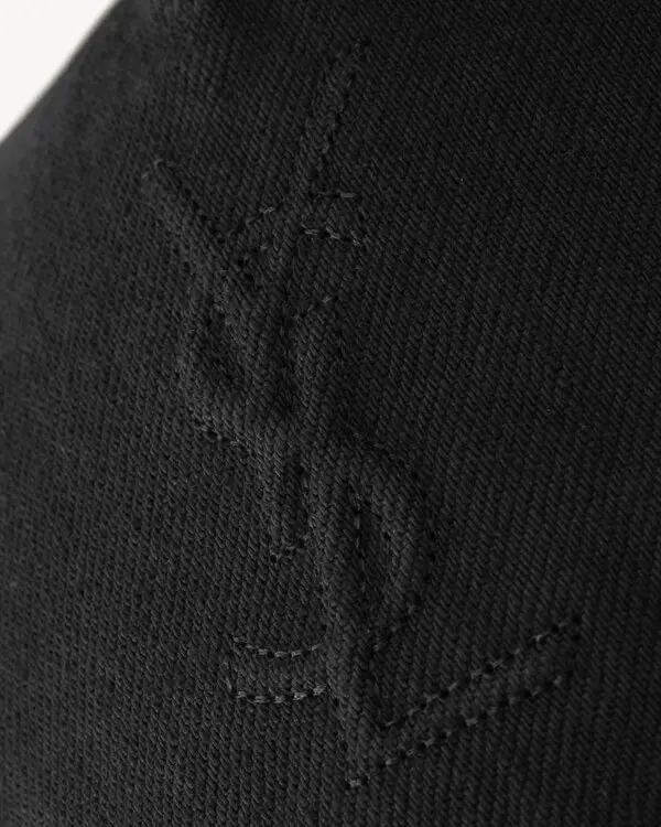 Saint Laurent Cassandre Baseball Cap - Black
