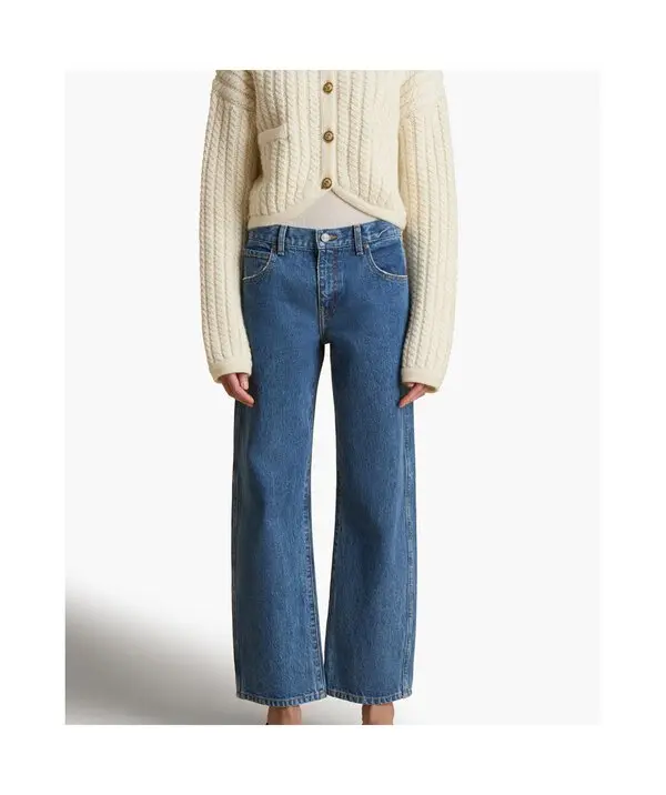 Khaite Straight Leg Jeans - Indigo