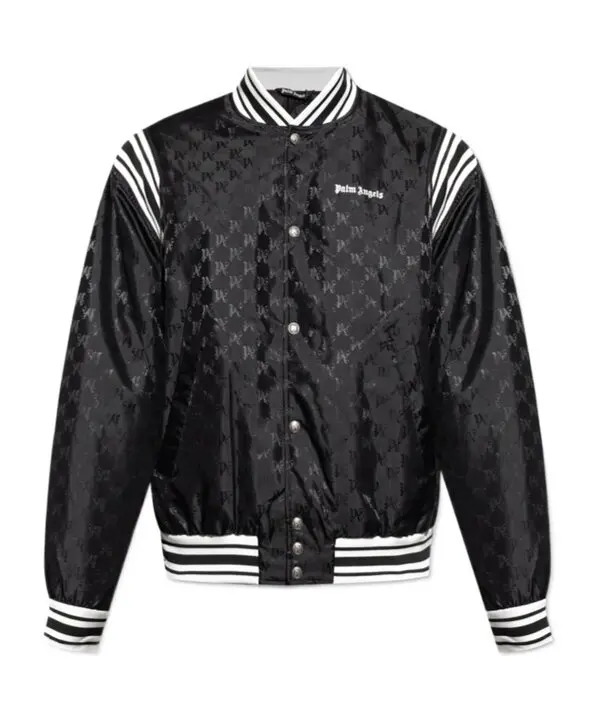 Palm Angels Logo Printed Bomber Jacket