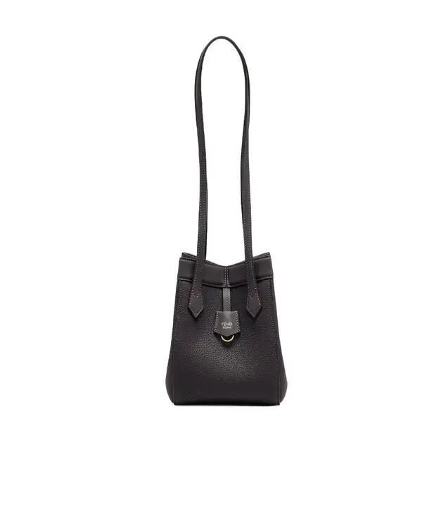 Fendi Origami Mini Shoulder Bag - Black
