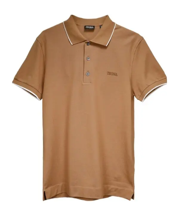 Zegna Logo Embroidered Polo Shirt - No