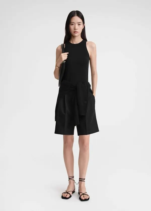 TOTEME Sleeveless Vest - Black