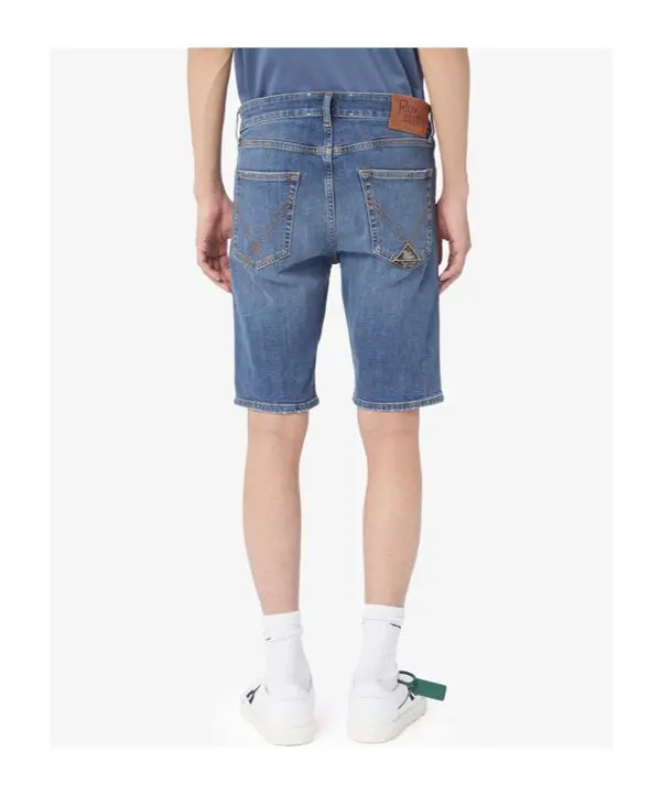ROY ROGER'S Belt-loop Denim Shorts