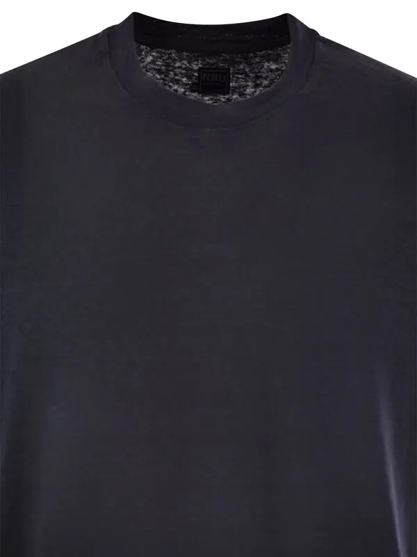 Fedeli Vintage Effect T-shirt - Black