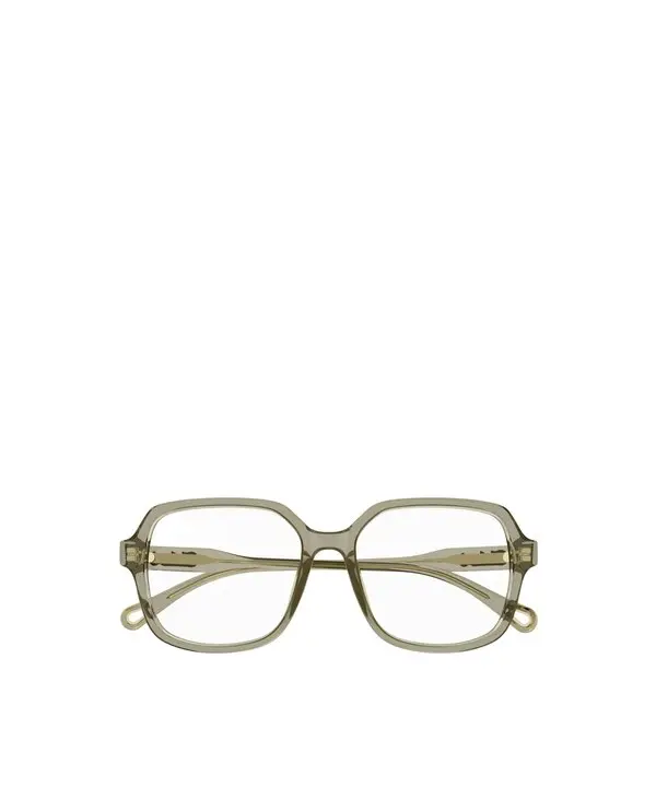 Chloé Eyewear Square Frame Glasses - Nude