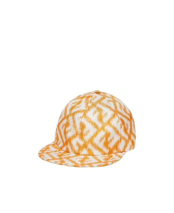 Fendi Multicolour Silk Baseball Cap - Nude