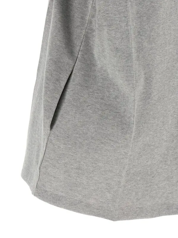 Miu Miu Ruffled Crewneck Dress