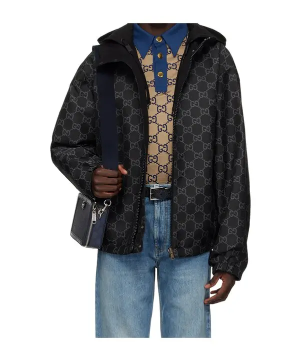 Gucci Reversible Gg Ripstop Nylon Jacket