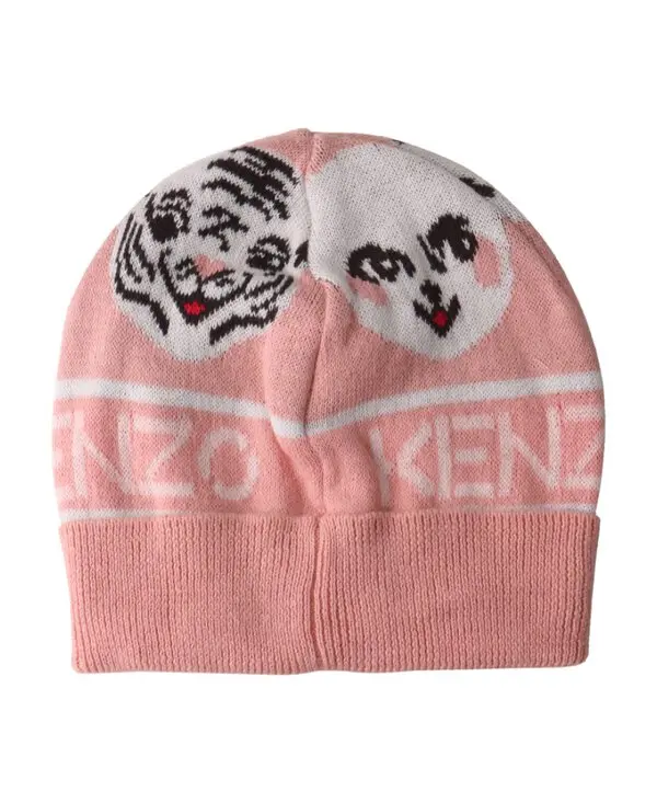 Kenzo Baby Suit And Hat Set With Inlaid Logo