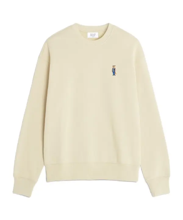 Maison Kitsuné Dressed Fox Comfort Sweatshirt - Tan