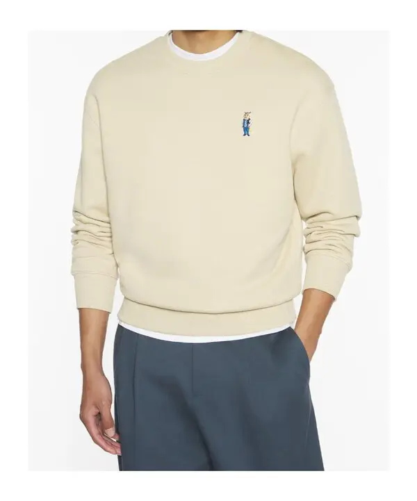 Maison Kitsuné Dressed Fox Comfort Sweatshirt - Tan