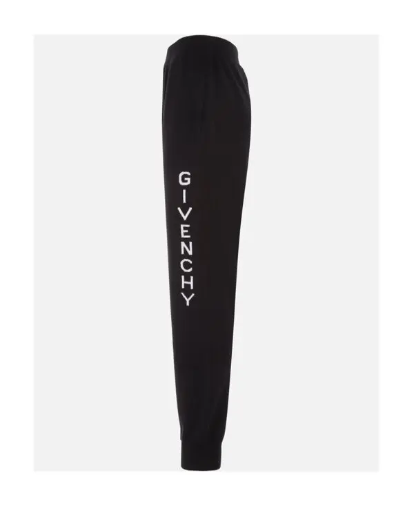 Givenchy Logo Intarsia-knit Jogging Pants