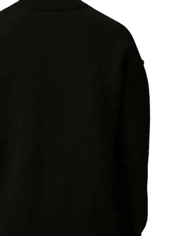 AMI Paris De Coeur Crewneck Jumper - Black
