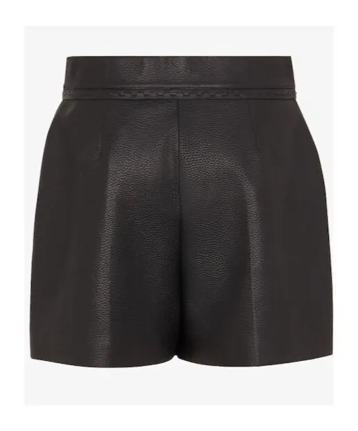 Fendi Leather Shorts