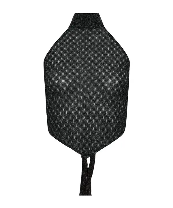 Missoni Sheer Lurex Halterneck Knitted Top - Black