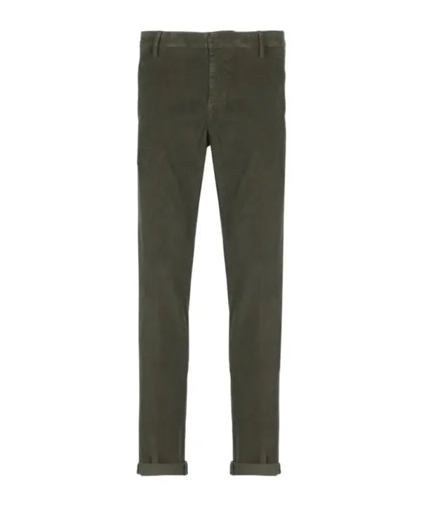 DONDUP Corduroy Tailored Trousers - Green
