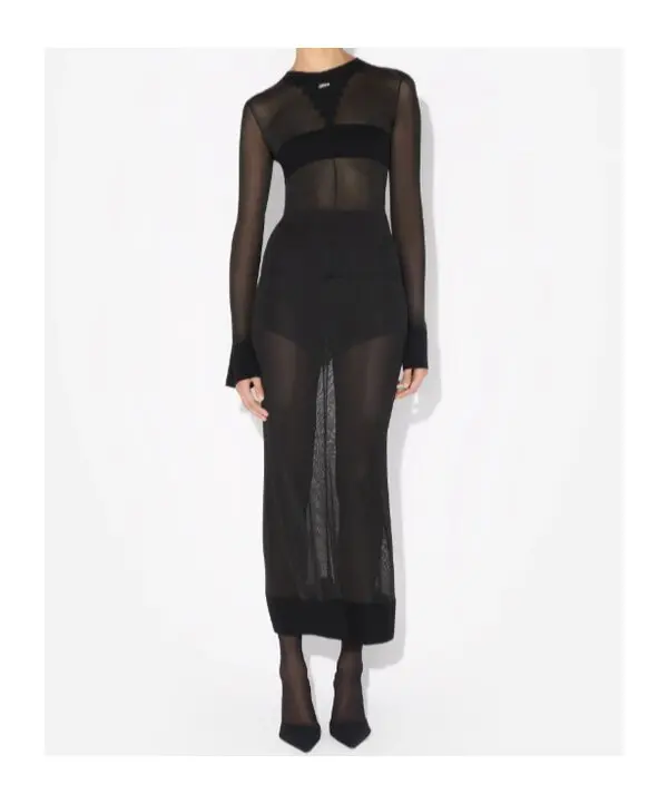 JEAN PAUL GAULTIER Ribbed Mesh Jumper