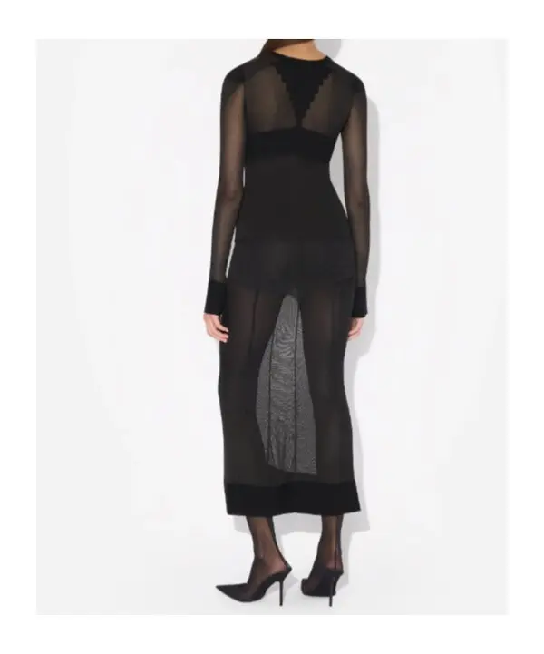 JEAN PAUL GAULTIER Ribbed Mesh Jumper