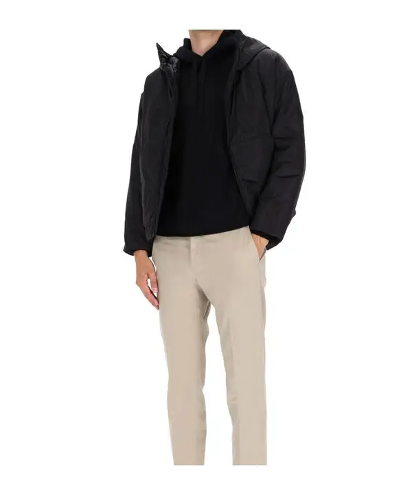Premiata Hooded Zip-up Jacket - Black