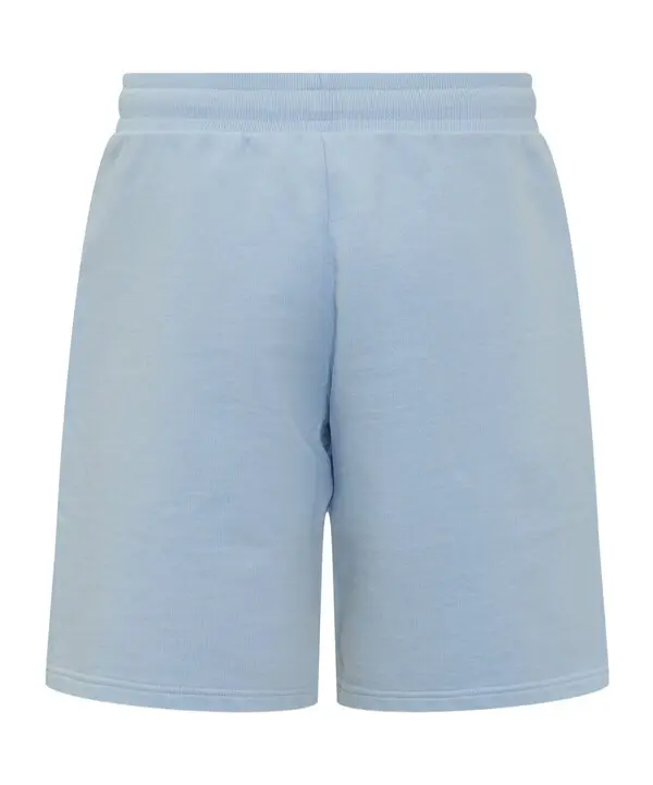 AMI Paris Drawstring Waist Shorts With Logo Detail - Blue