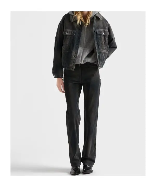 Prada Corduroy Blouson Jacket With Fleece Lining