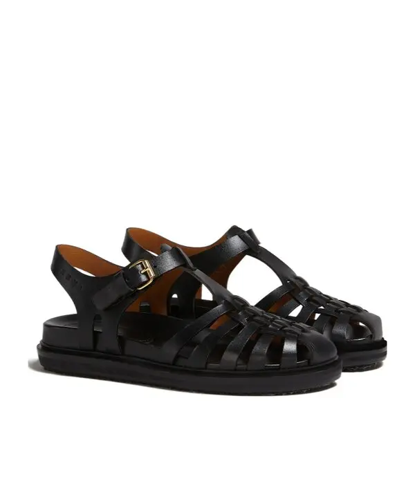 Marni Fisherman Ankle-buckle Sandals