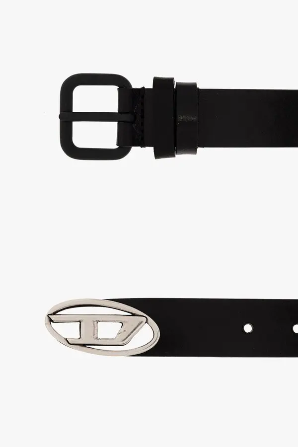 DIESEL® Logo Leather Belt