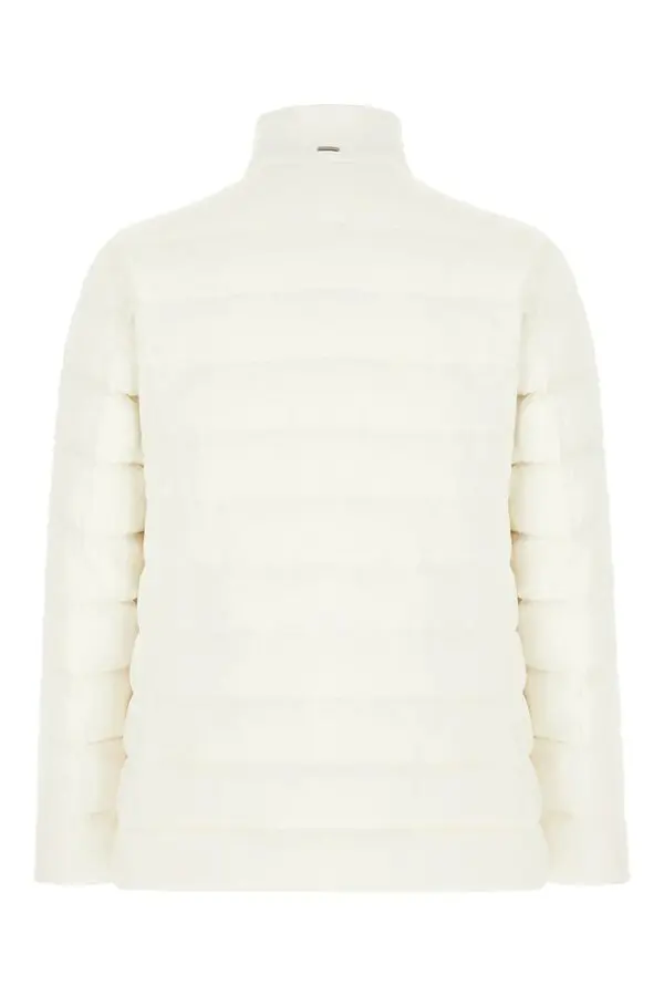 Herno Quilted Button-fastening Padded Jacket - White