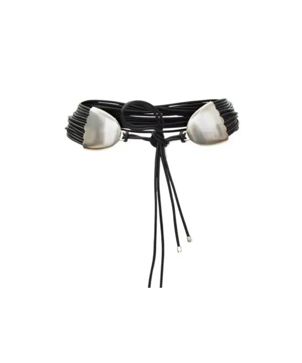 Isabel Marant Étoile Brandy Belt - Black/silver