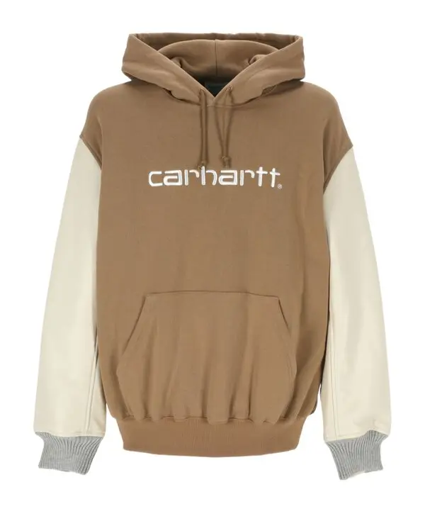 Junya Watanabe X Carhartt Logo Embroidered Drawstring Hoodie