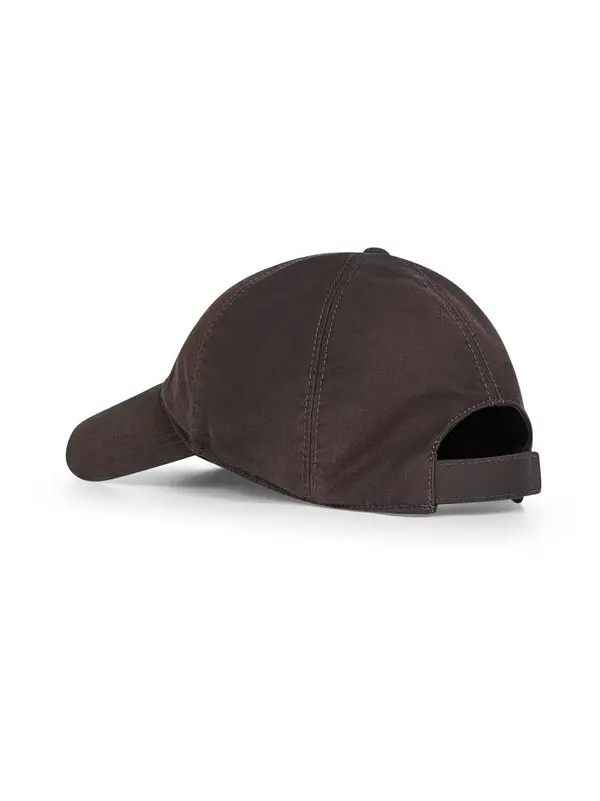 Prada Logo Plaque Baseball Cap - Black