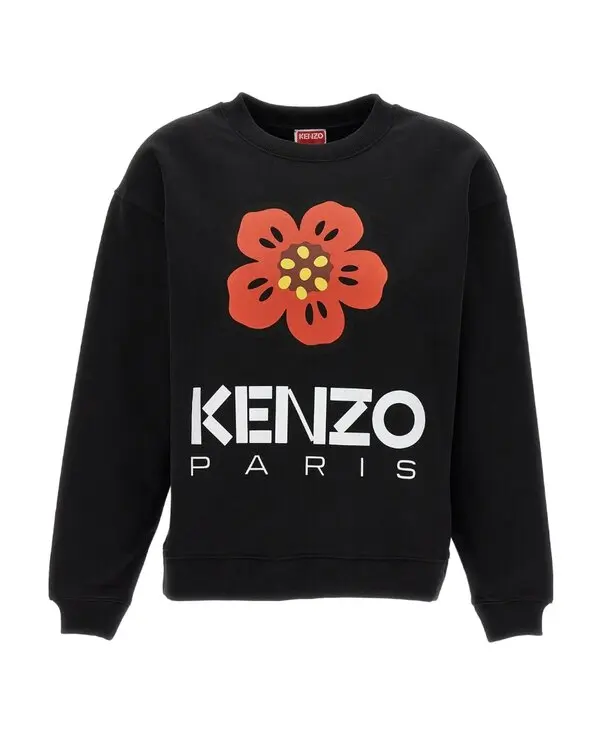 Kenzo Logo Printed Crewneck Sweatshirt