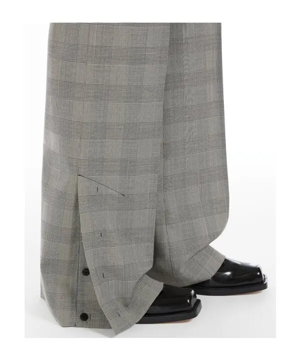 Sportmax Batun Checked Straight Leg Trousers - No