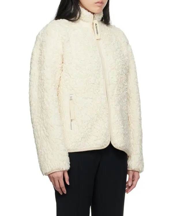 JIL SANDER High-neck Zip-up Fleece Jacket - No