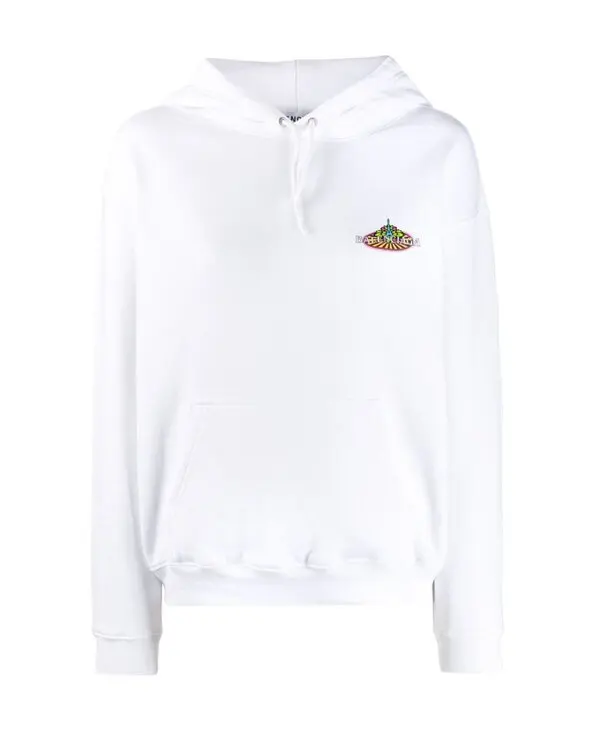 Balenciaga Logo Printed Hooded Sweater - No