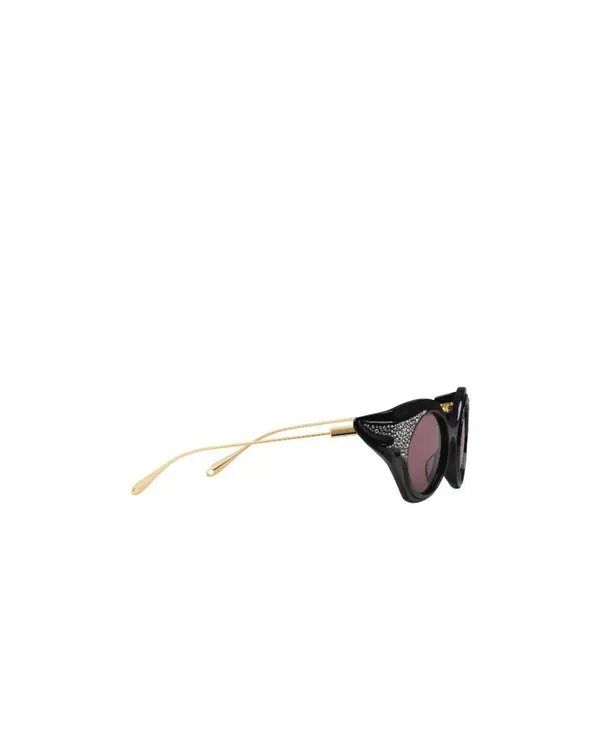 Gucci Cat-eye Framed Sunglasses With Crystal Embellishments