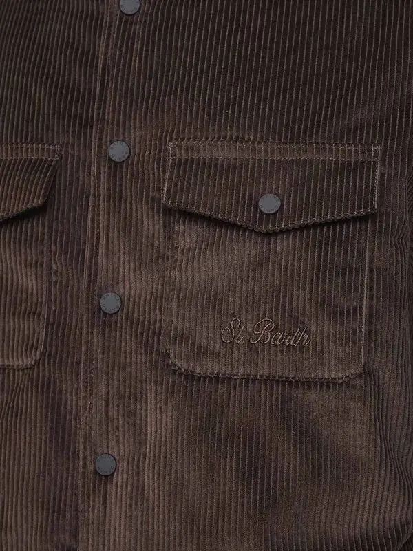 MC2 SAINT BARTH Snap-button Shirt Coat