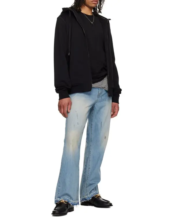 Dolce & Gabbana Logo Plaque Zip-up Hoodie