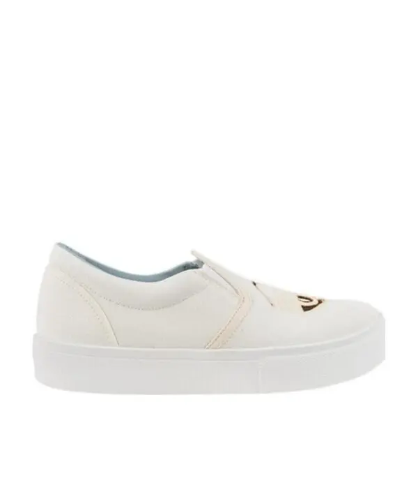 CHIARA FERRAGNI Logo Round-toe Casual Sneakers